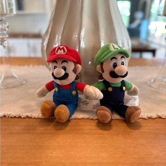 Nintendo | Toys | Super Nintendo World Plush Mario And Luigi Toys ...